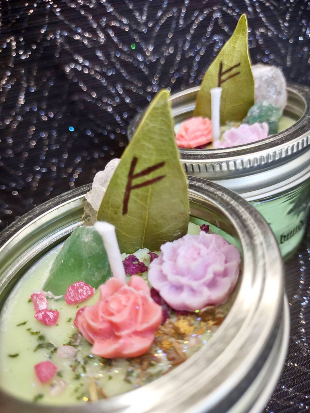 Abundance Ritual Candle, Abundance Candle, Runes, Abundance Spell ...