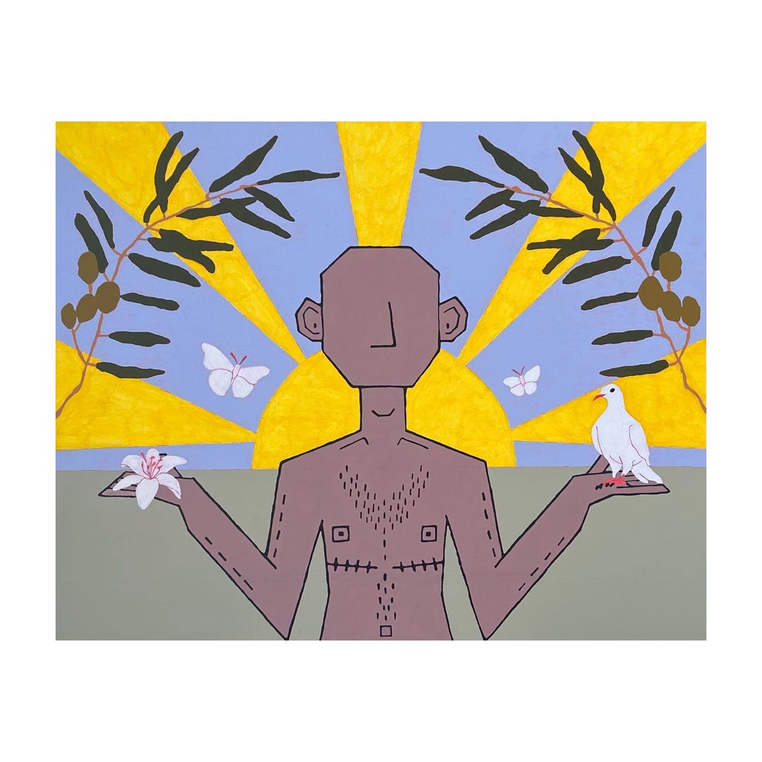 The Other Side - Trans Man Art Print - LGBTQ Art - Transmasc - Non ...
