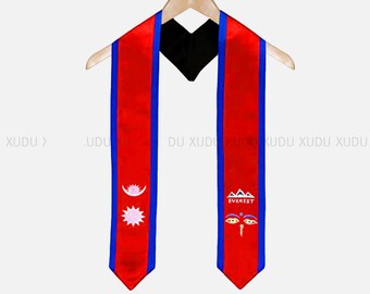 Nepal Flag Sash - Etsy