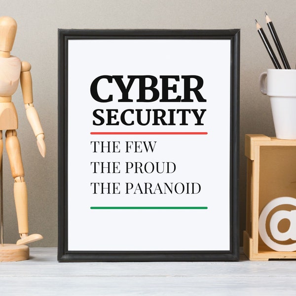 Cybersecurity Decor - Etsy