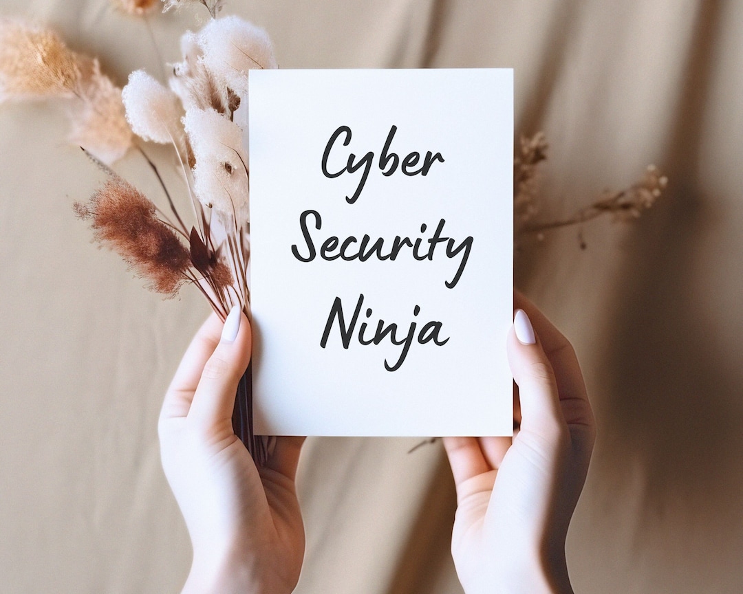 Funny Cyber Security Appreciation Card, Printable Greeting Card, Gift ...