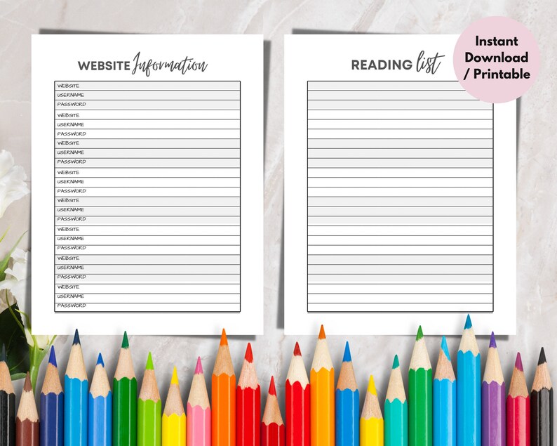 Homeschool Planner Printable Bundle Home School Teacher Academic ...