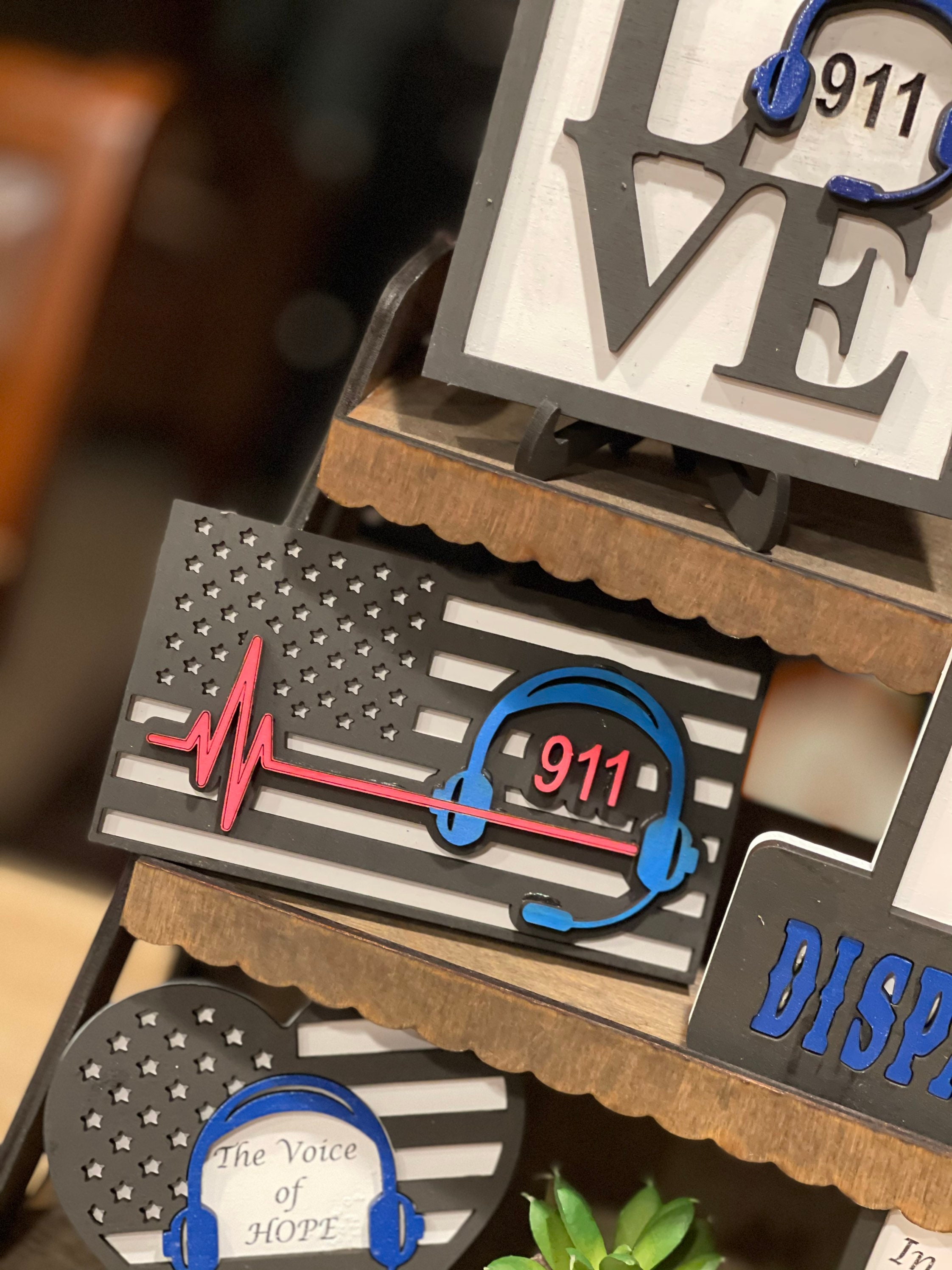 Dispatches Tier Tray Set / 911 Operators Tier Tray Set - Etsy