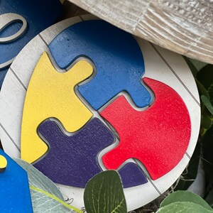 Autism Awareness Tier Tray Set - Etsy