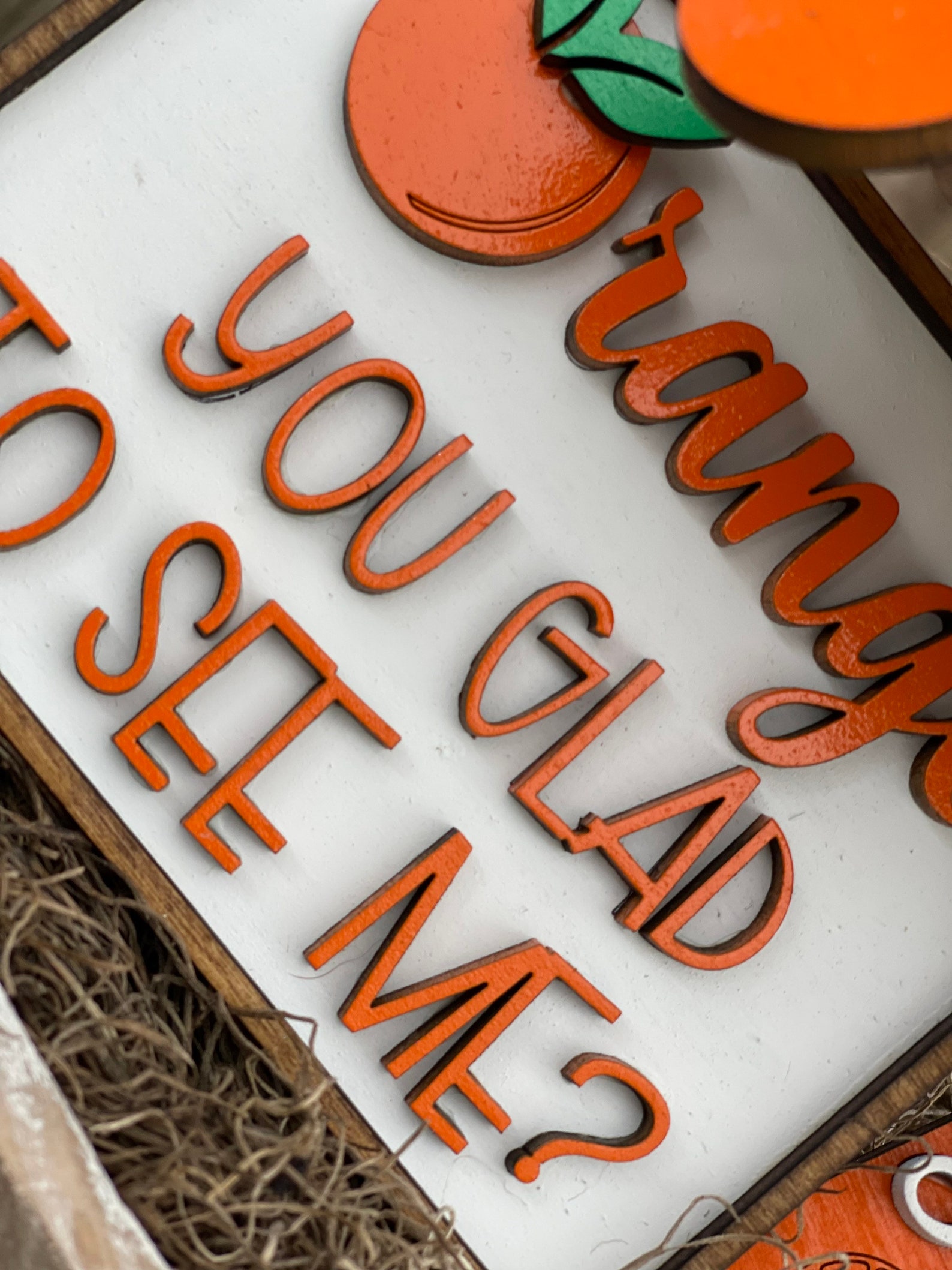 Orange Tier Tray Set - Etsy