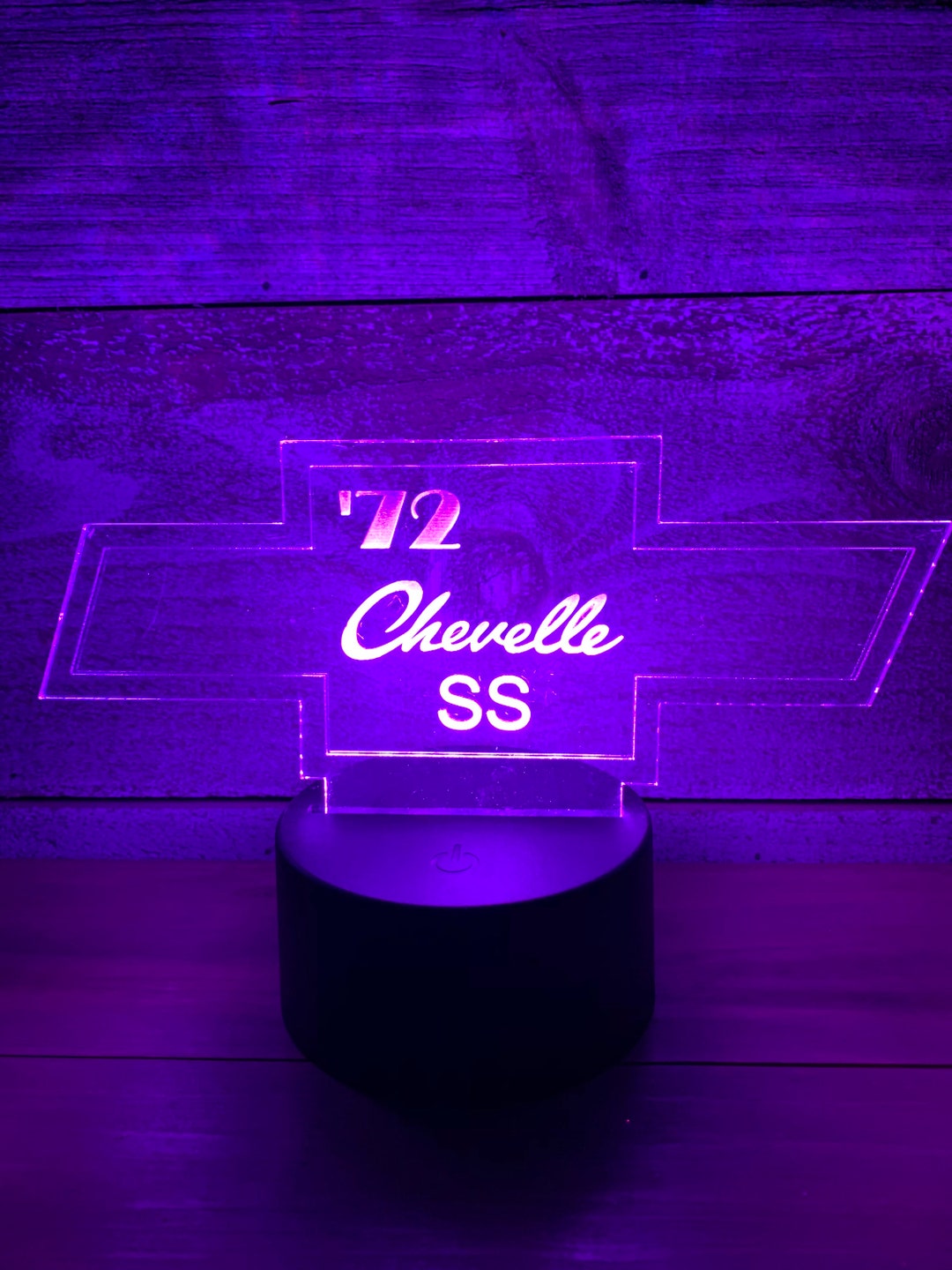 Customized Chevelle SS, Chevrolet, Ford, Dodge Acrylic Light up Sign ...