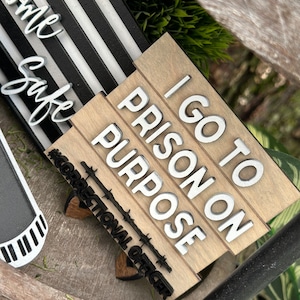 Correctional Officer Tiered Tray Decor | Thin Gray Line | CO Gift ...