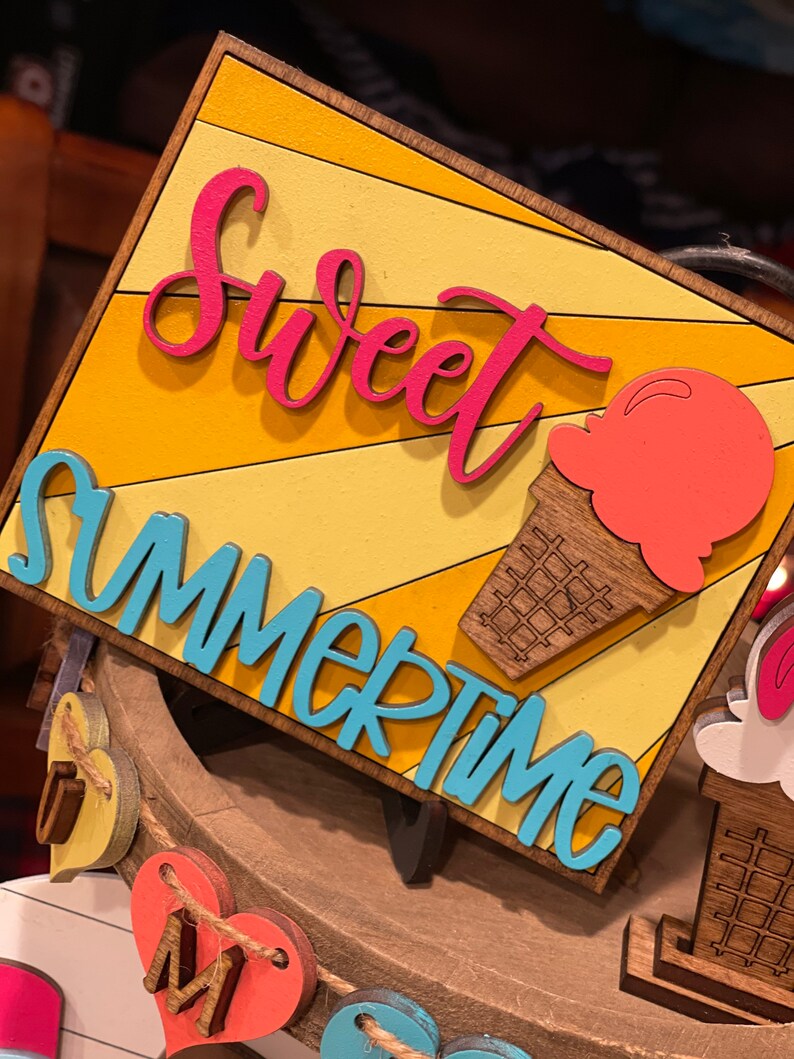 Ice Cream Tier Tray Set - Etsy