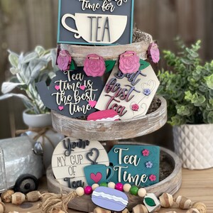Tea Time Tier Tray Set - Etsy