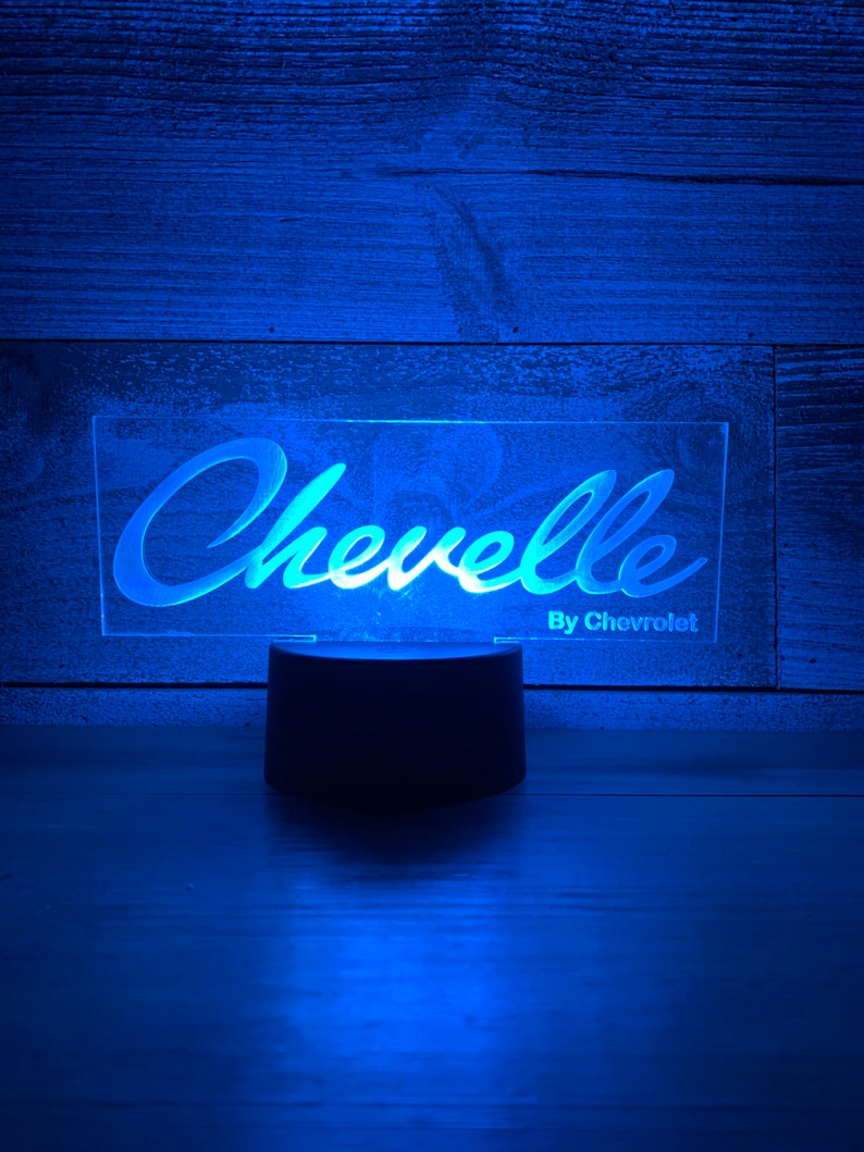 Customized Chevelle SS Chevrolet Ford Dodge Acrylic light | Etsy