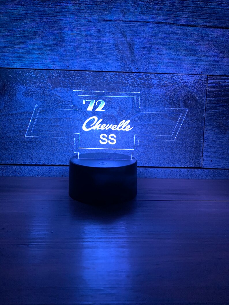 Customized Chevelle SS Chevrolet Ford Dodge Acrylic light | Etsy