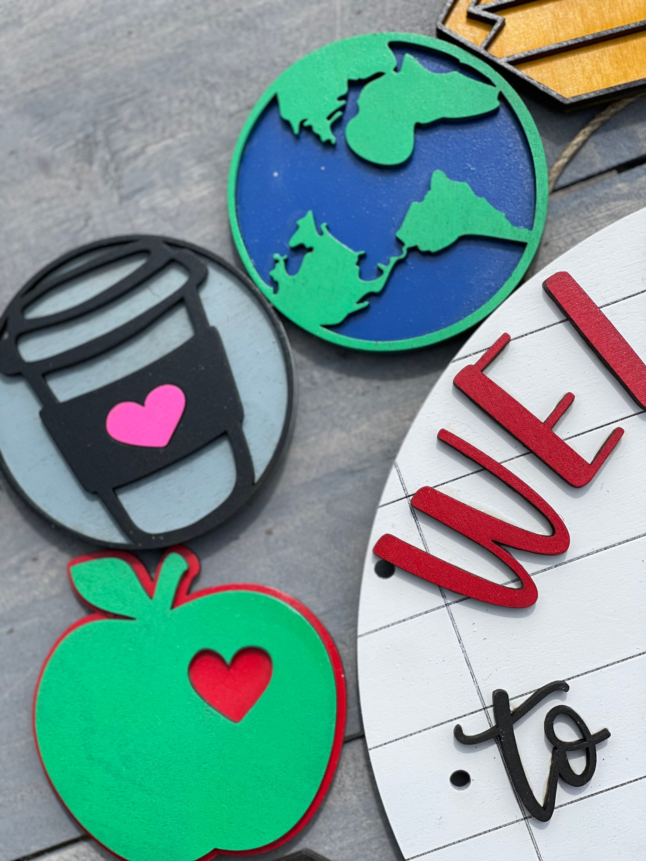 Welcome to our classroom / Teacher welcome interchangeable | Etsy