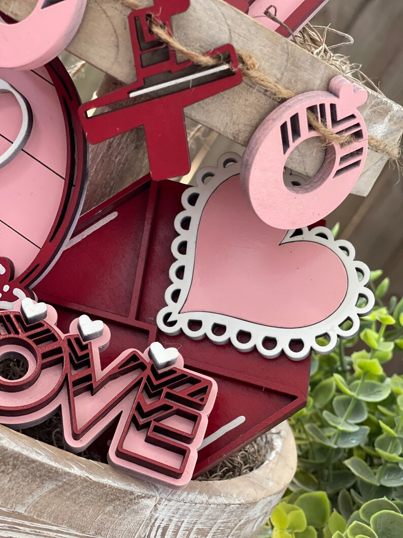 Loads of Love Tier Tray Set / Valentine's Day / Love Birds - Etsy