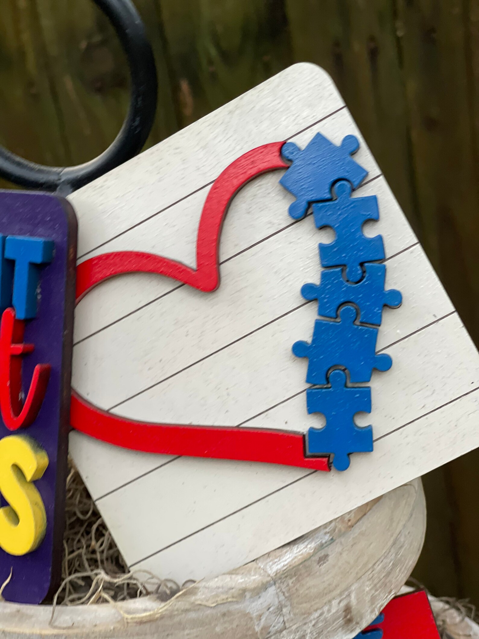 Autism Awareness Tier Tray Set - Etsy