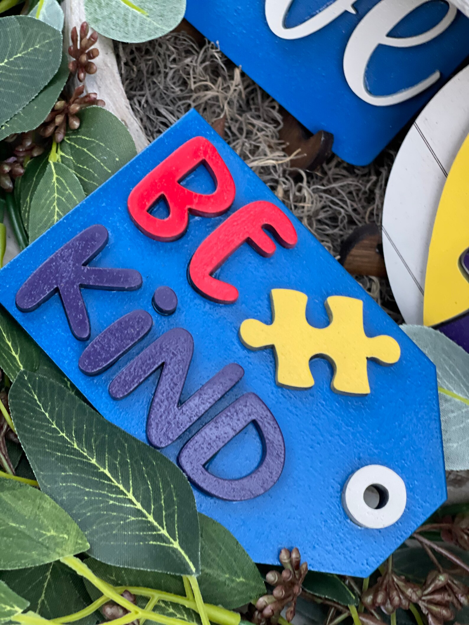 Autism Awareness Tier Tray Set - Etsy