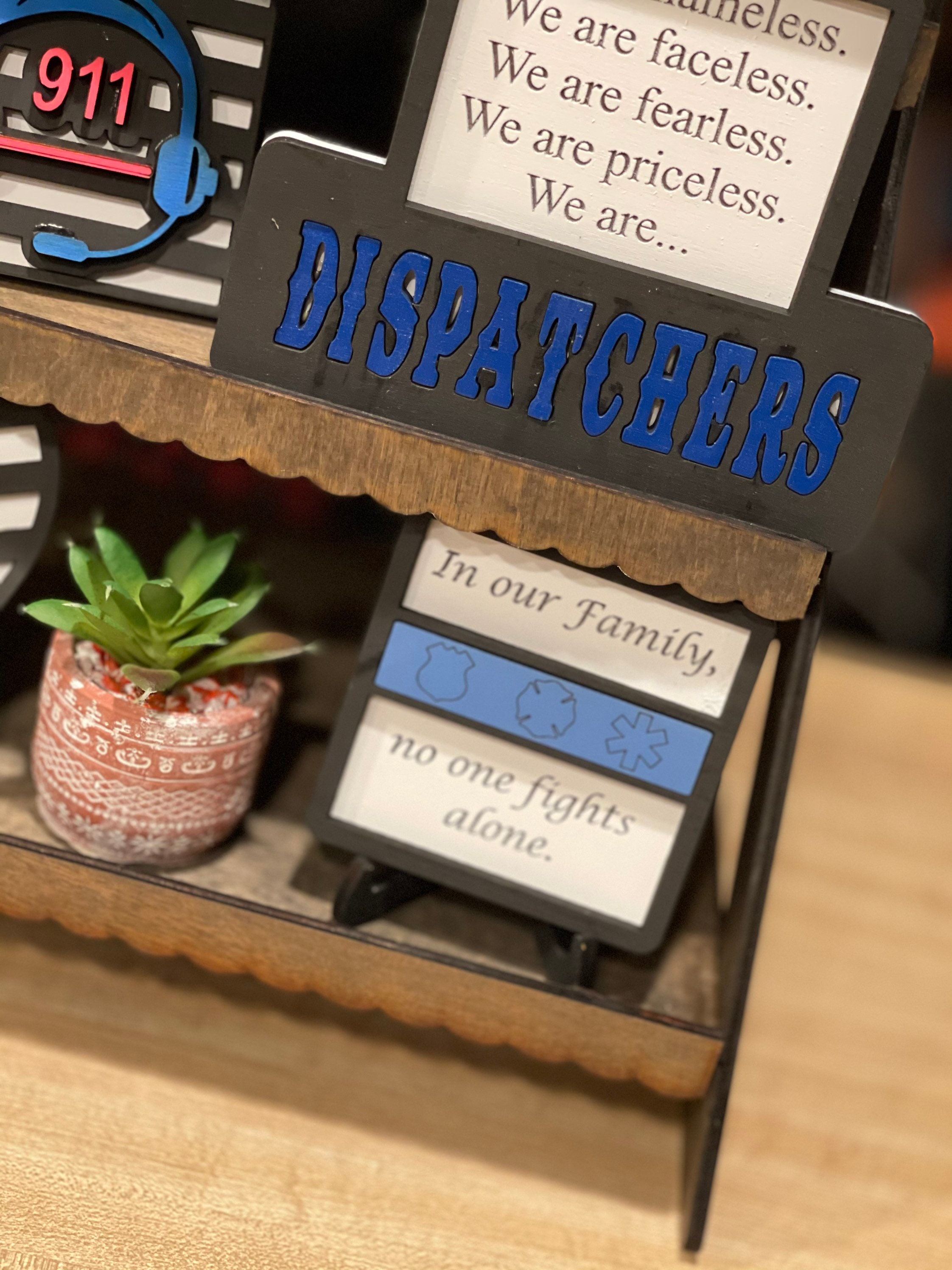 Dispatches Tier Tray Set / 911 Operators Tier Tray Set - Etsy