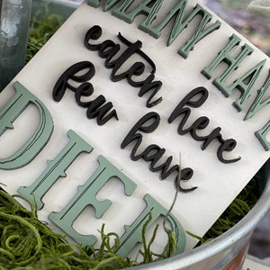 Funny Kitchen Quotes Tier Tray Set - Etsy