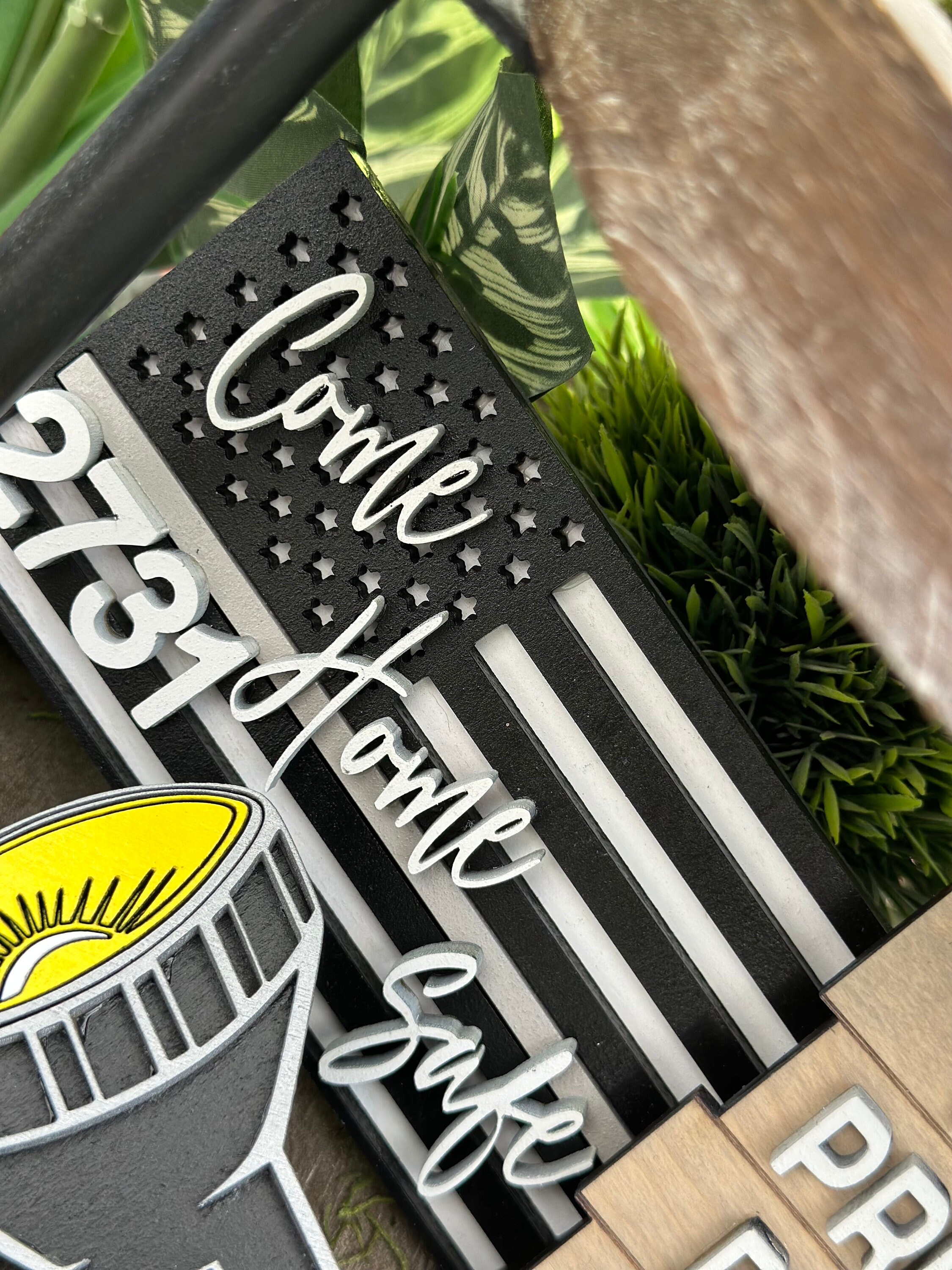 Correctional Officer Tiered Tray Decor | Thin Gray Line | CO Gift ...