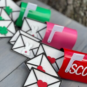 Personalized Love Letter & Mailbox Tiered Tray Decor - Etsy