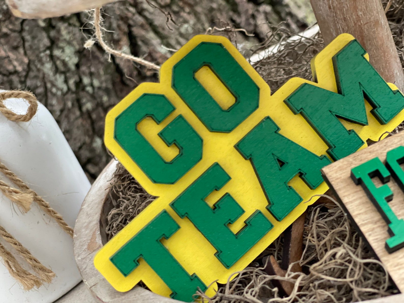 Football Tier Tray Set: Game Day Table Decor - Etsy