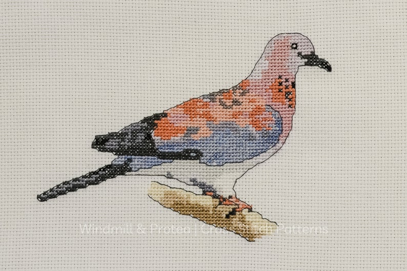 Dove Cross Stitch Pattern Modern Counted Cross Stitch - Etsy