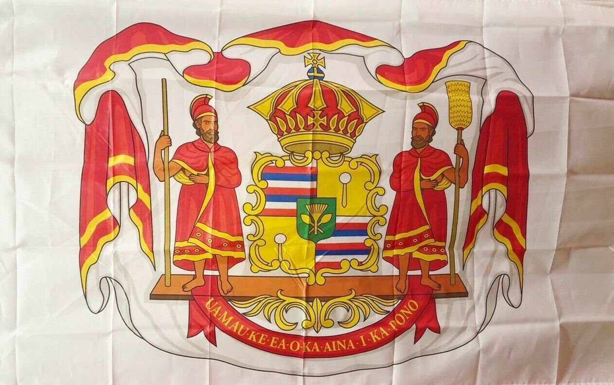 Escudo de armas Tamaño de la bandera 3' x 5' Hawái - Etsy España