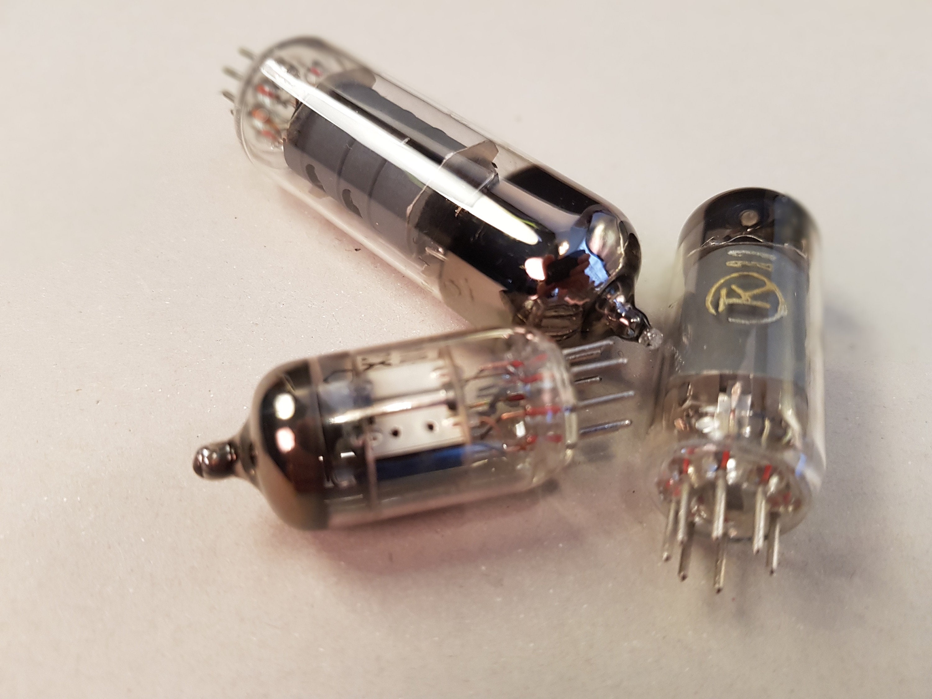Vacuum Tube, Set of 7, Vintage Radio Parts for Creativity and Steampunk ...