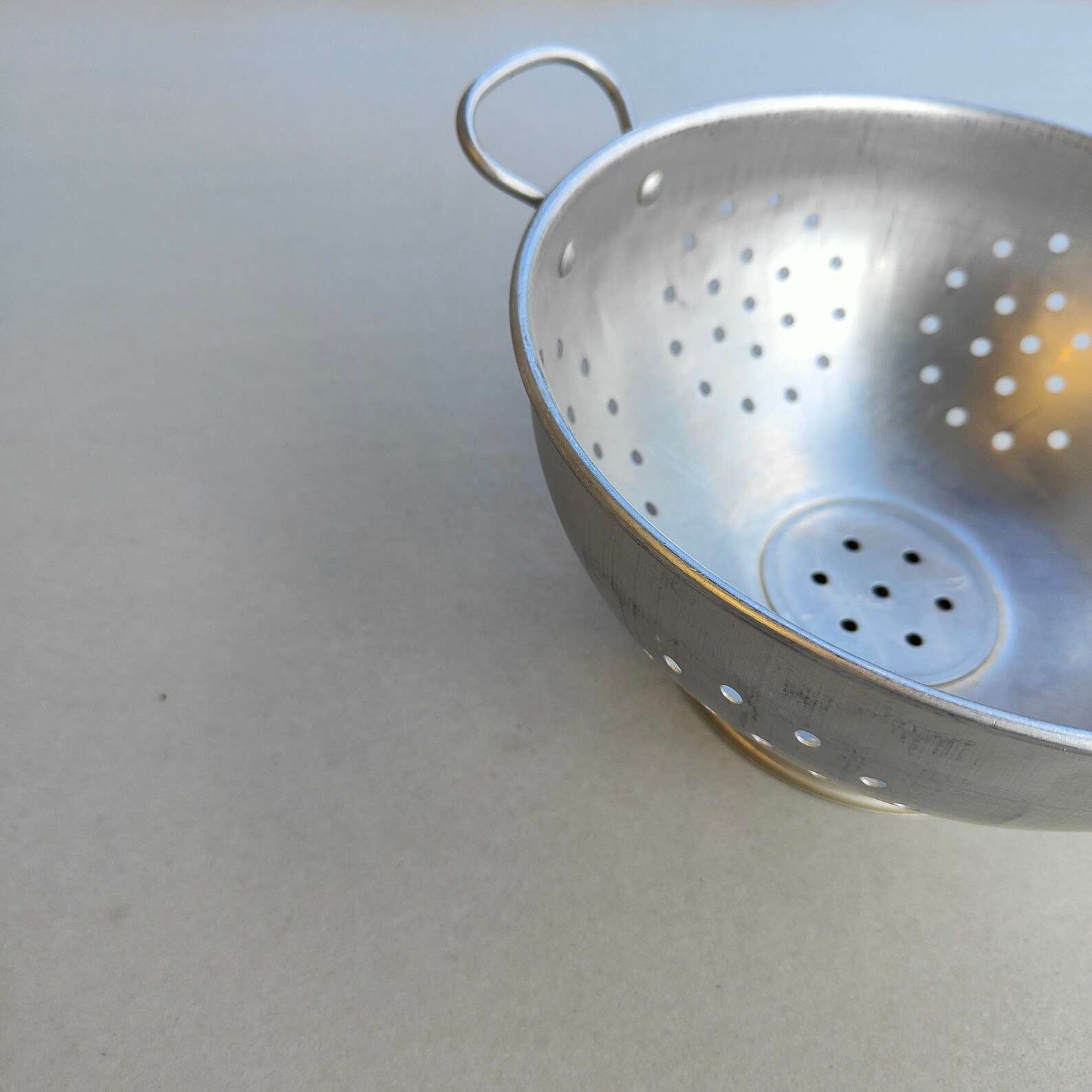 Vintage French Aluminum Colander/strainer/midcentury Kitchen Strainer ...