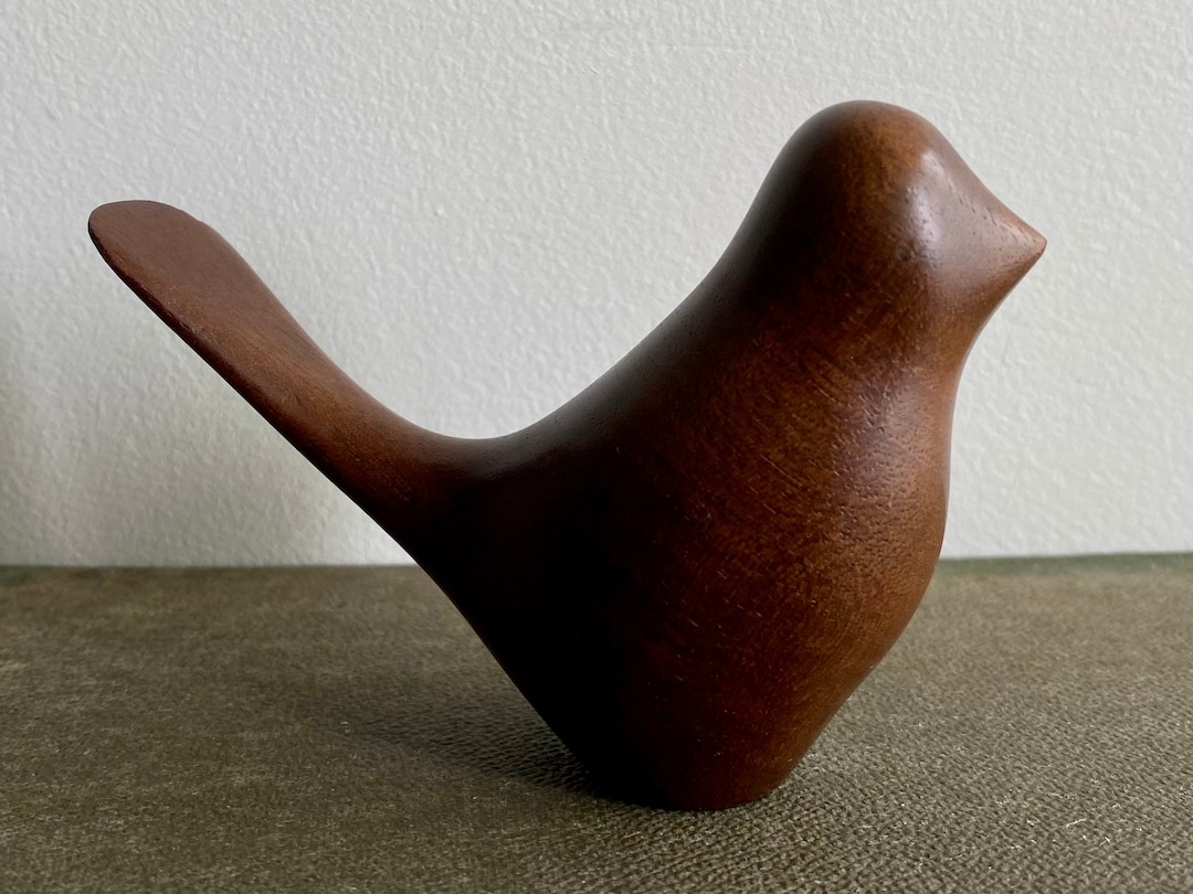 Alan Middleton Vintage Hand Carved Wooden Bird|bird Figurine/canada ...