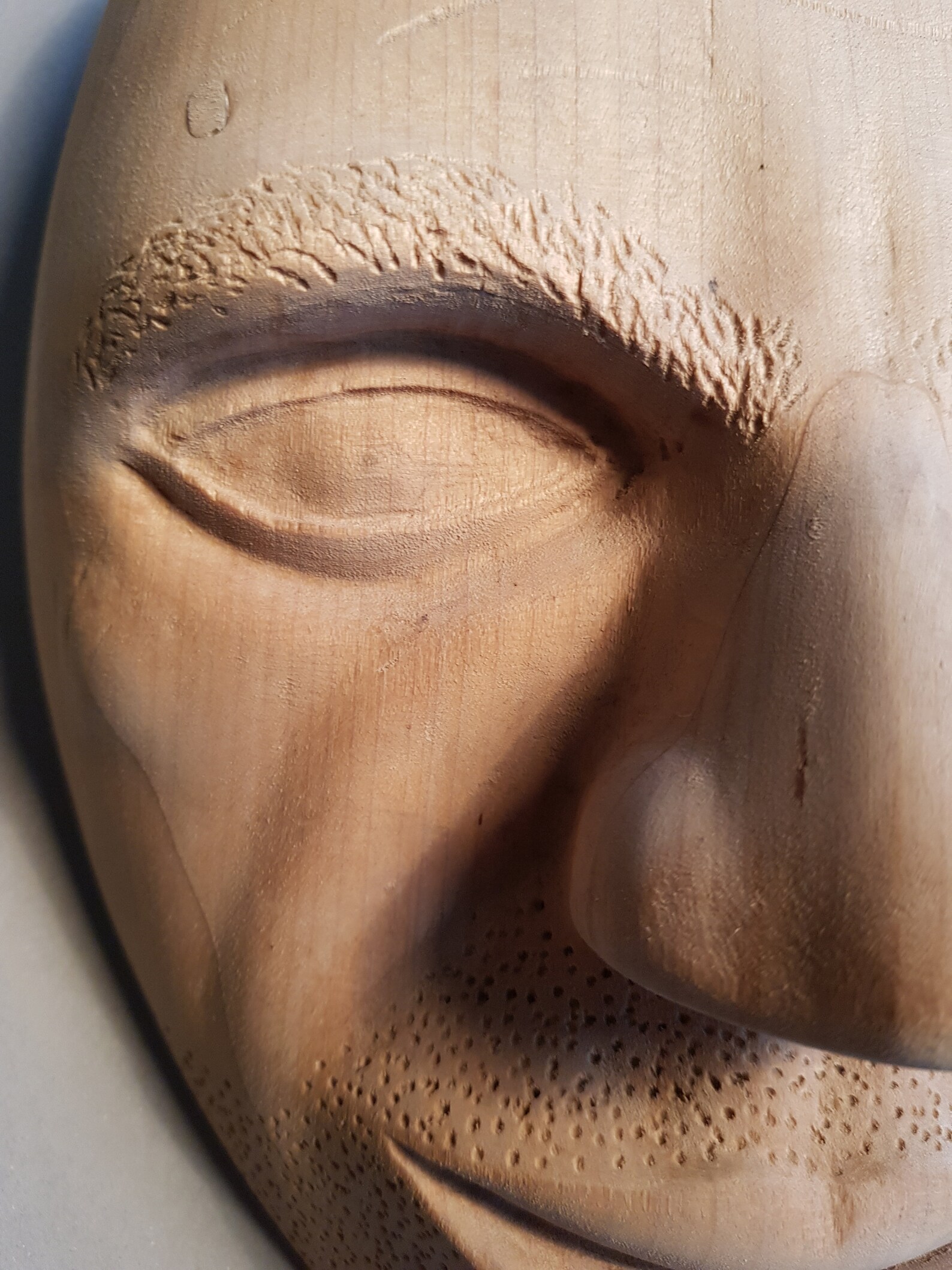 Wooden Carved Mask. Genghis Khan Wooden Mask. Hand Made Wooden Mask. - Etsy