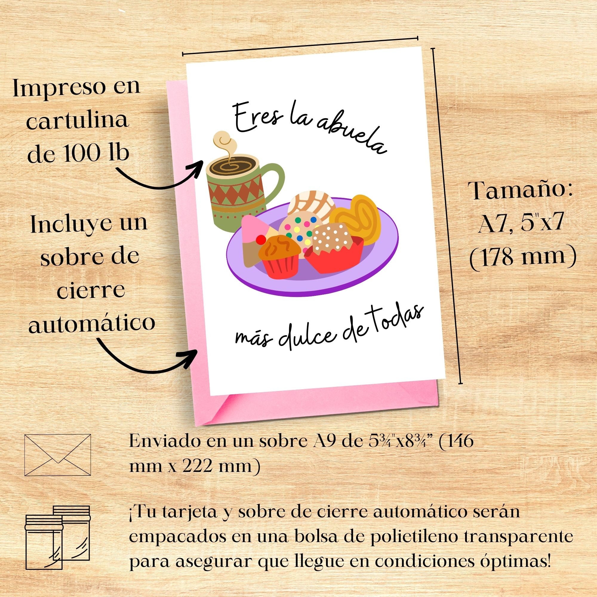 Dia De Las Madres, Mother's Day Card in Spanish for Grandma/abuela - Etsy