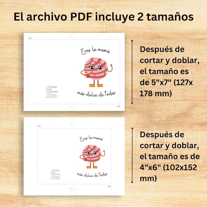 Digital Download Dia De Las Madres Tarjeta Para Mama | Mothers Day ...