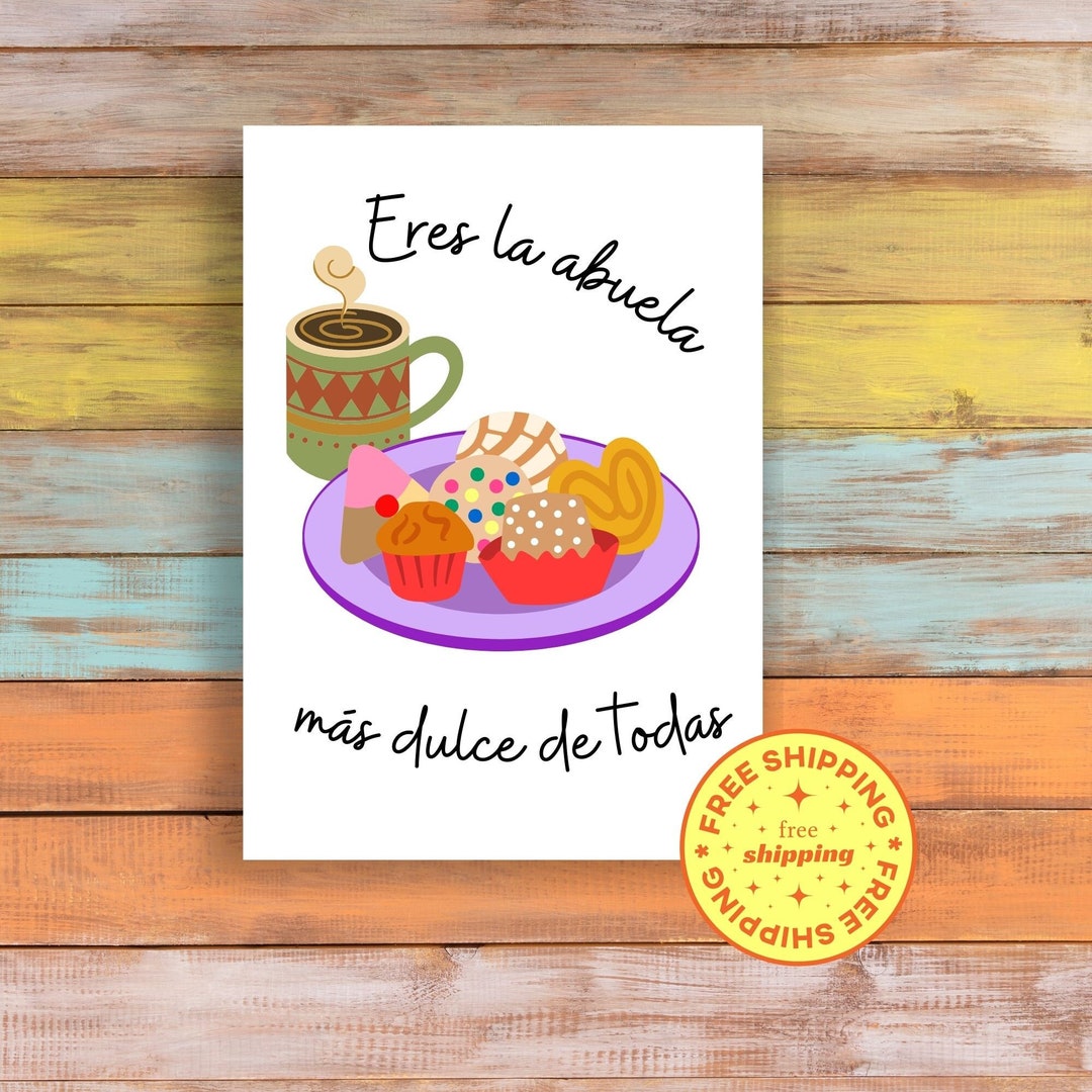 Dia De Las Madres, Mother's Day Card in Spanish for Grandma/abuela - Etsy