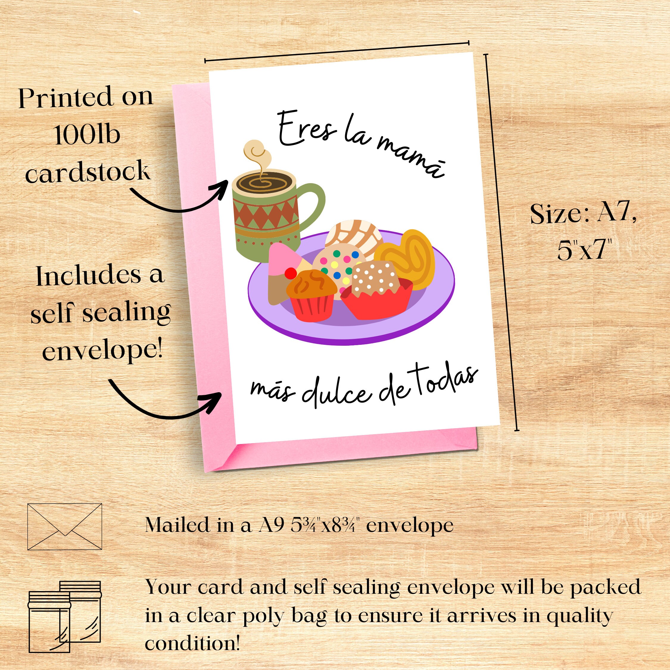 Pan Dulce Mother's Day Card, Funny Mother's Day , Mother's Day Card in ...