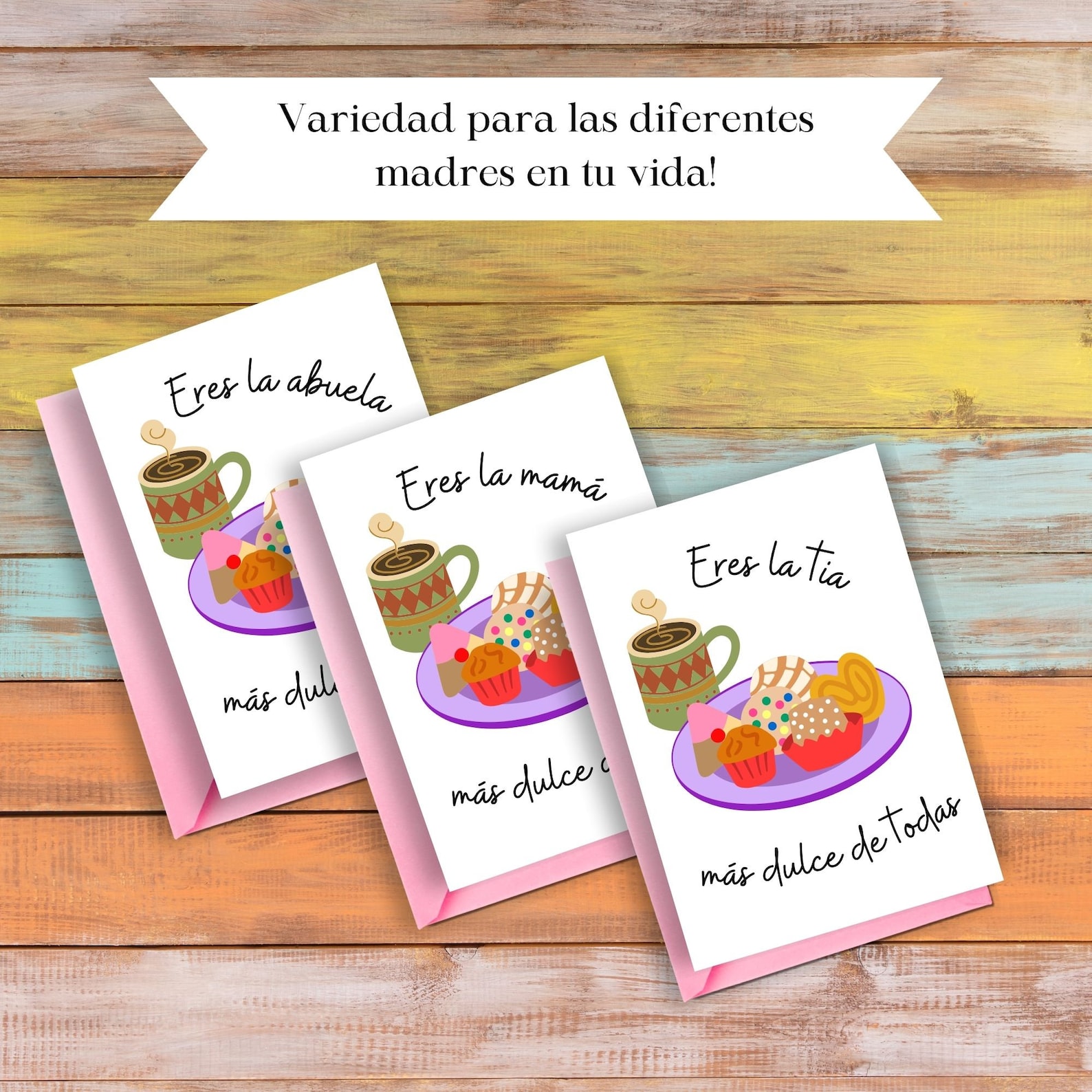 Dia De Las Madres Tarjeta Para Mama | Mothers Day Card in Spanish ...