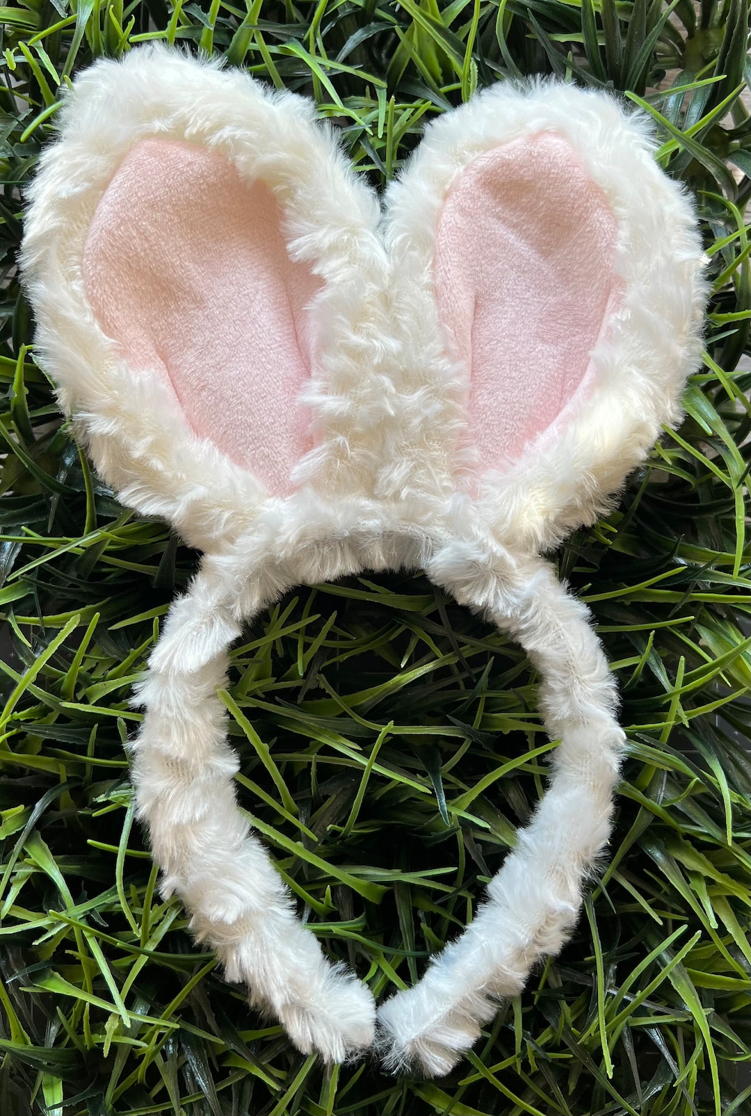Easter Headband. Fluffy Bunny Ear Headband. Rabbit Ear Headband. - Etsy