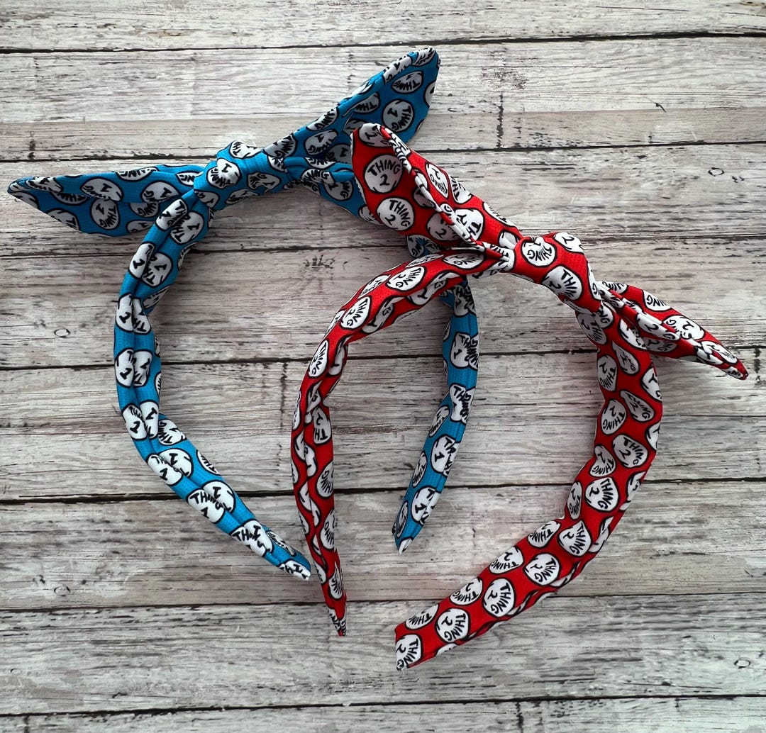 Book Character Headband | Thing One Headband | Thing Two Headband ...