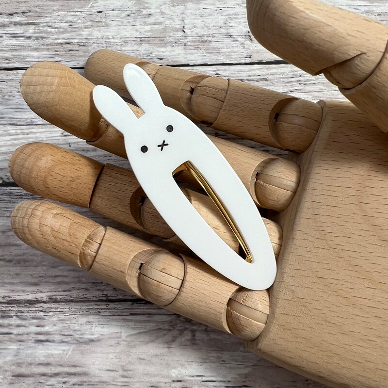 Bunny Hair Clip - Etsy
