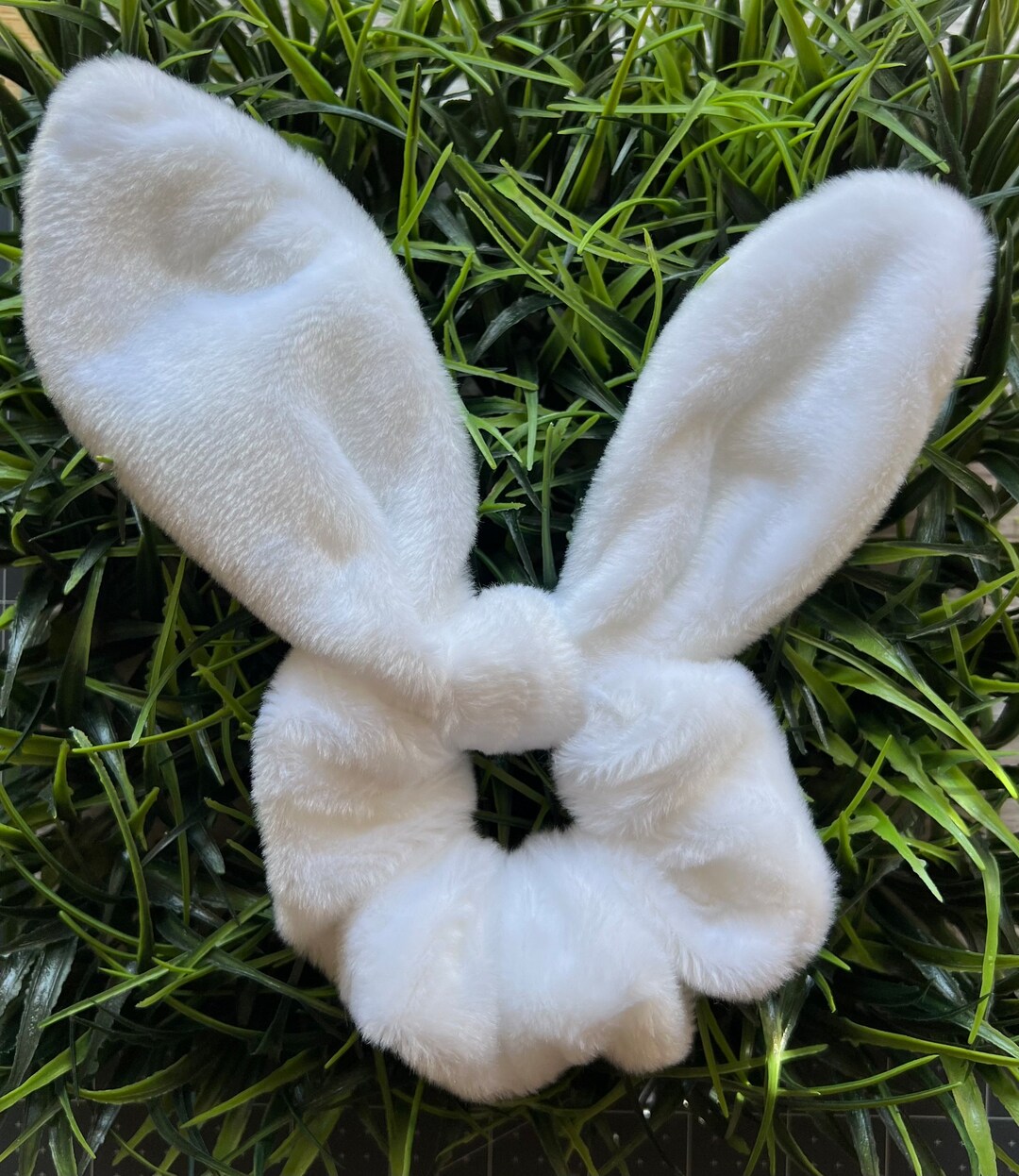 Easter Scrunchie. Fluffy Bunny Ear Scrunchie. Rabbit Ear Scrunchie ...