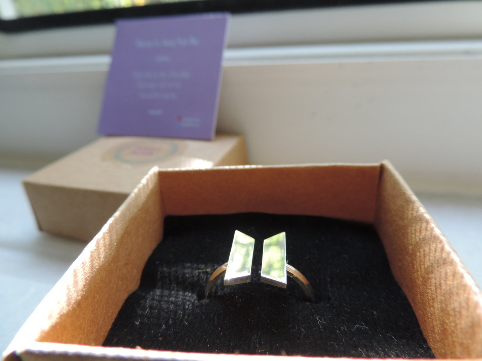 BTS Ring Kpop Sterling Silver by Purple Moon Jewellery - Etsy