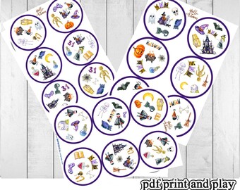 Halloween Spot It Game - Etsy