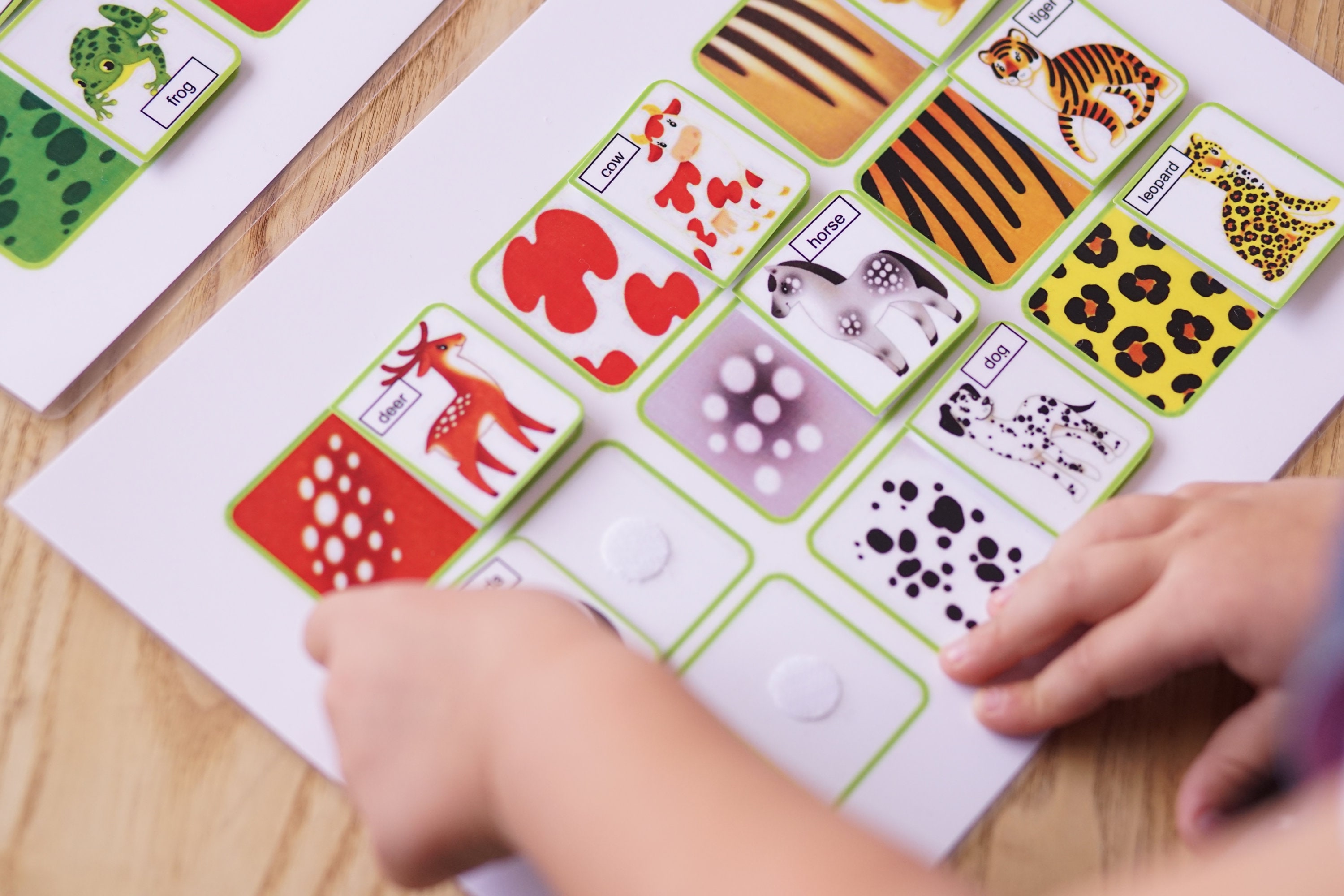 Animal Prints Matching Game for Preschool & Kindergarten - Etsy