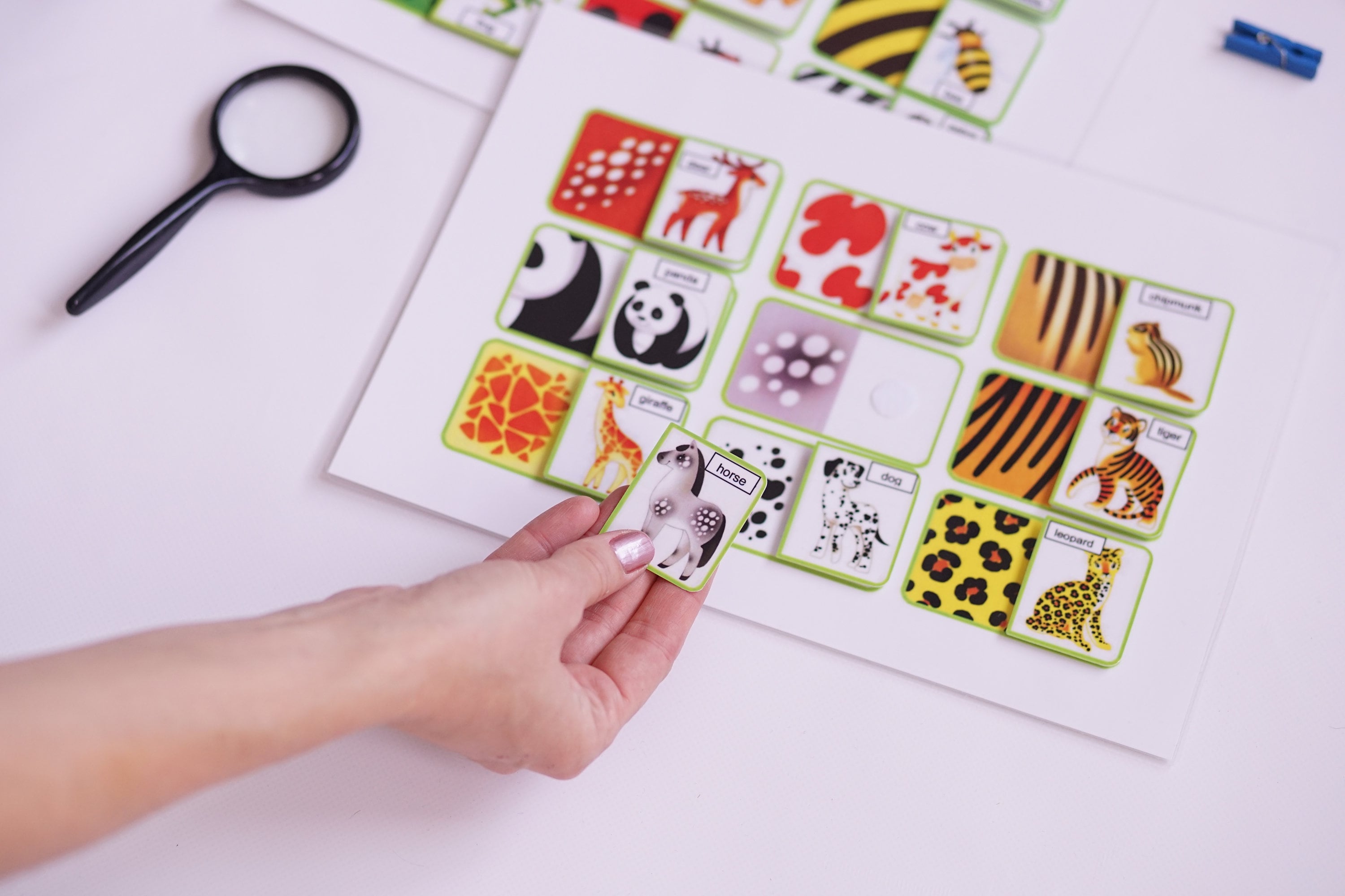 Animal Prints Matching Game for Preschool & Kindergarten - Etsy