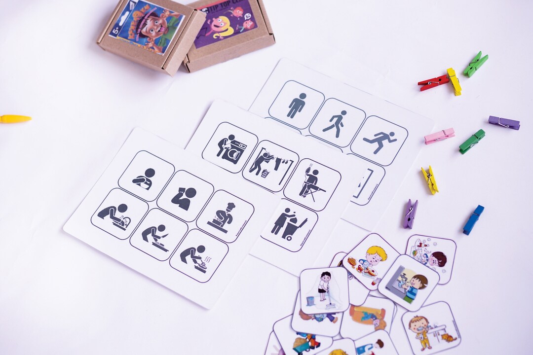 PECS Lotto Game PDF Special Education Autism Toy Educational - Etsy