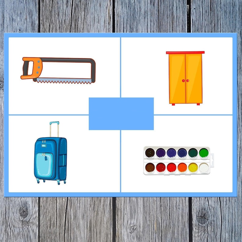 Shape Sorting Game, Matching Kindergarten Binder, Printable Shape ...