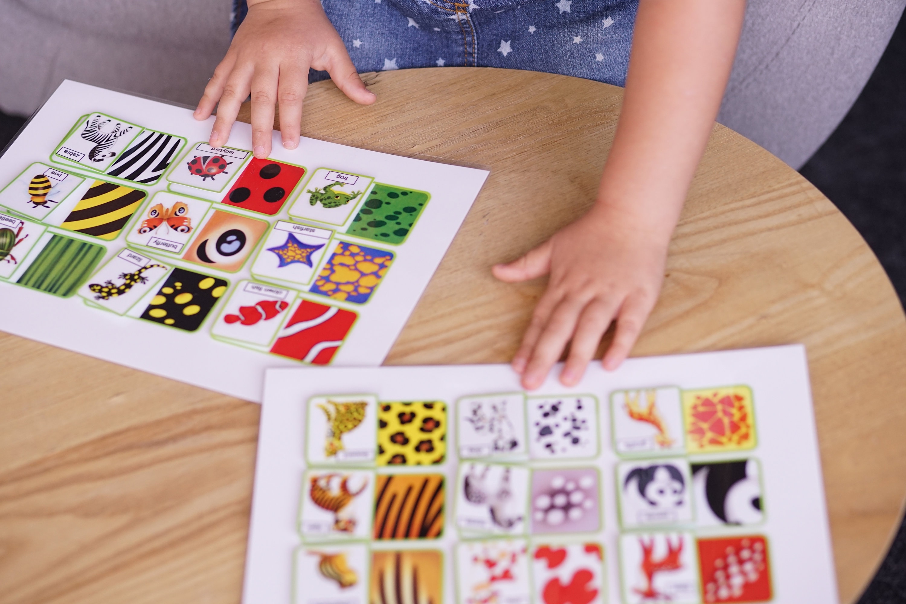 Animal Prints Matching Game for Preschool & Kindergarten - Etsy