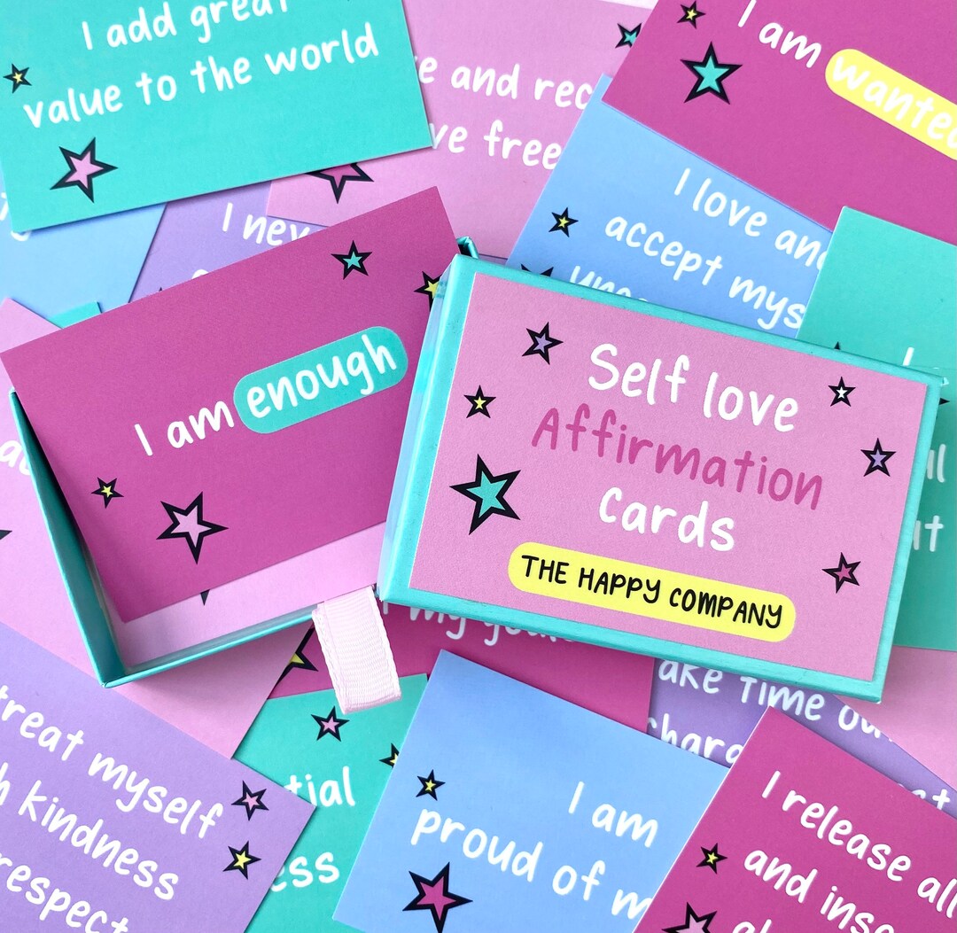 Self Love Affirmation Cards | Affirmation Pack | Motivational Cards ...