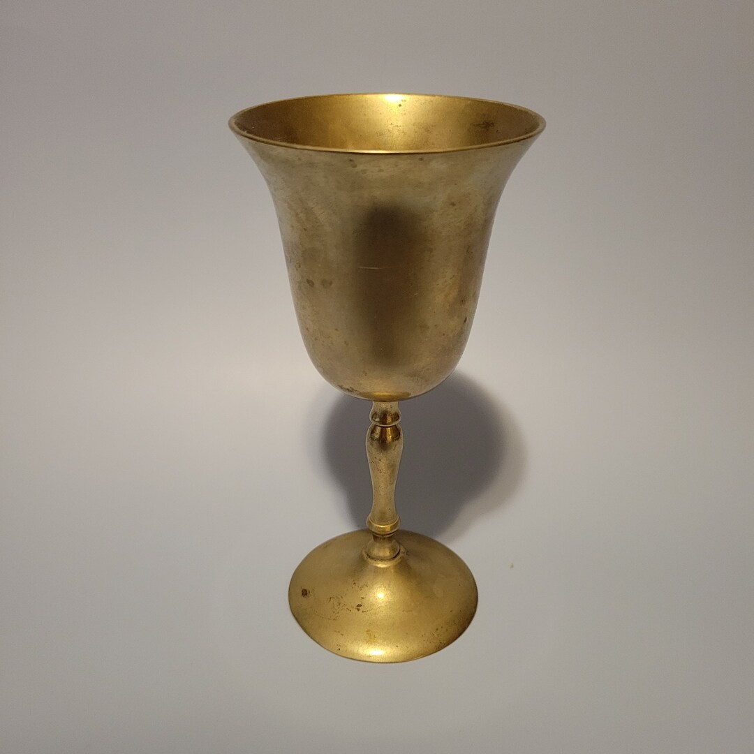 Gold Goblet Vintage Leonard EPNS Gold Goblet Vintage Electro-plated ...