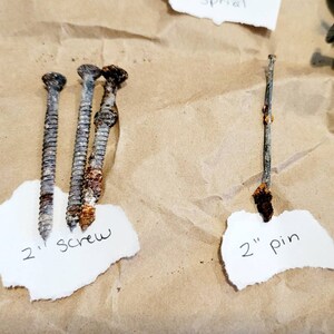 Rusty Nails Bent Rusty Nails for Spells Rusty Nail for Spell Rusty ...