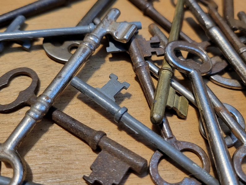 Vintage Skeleton Key Authentic Bit Keys Skeleton Keys - Etsy